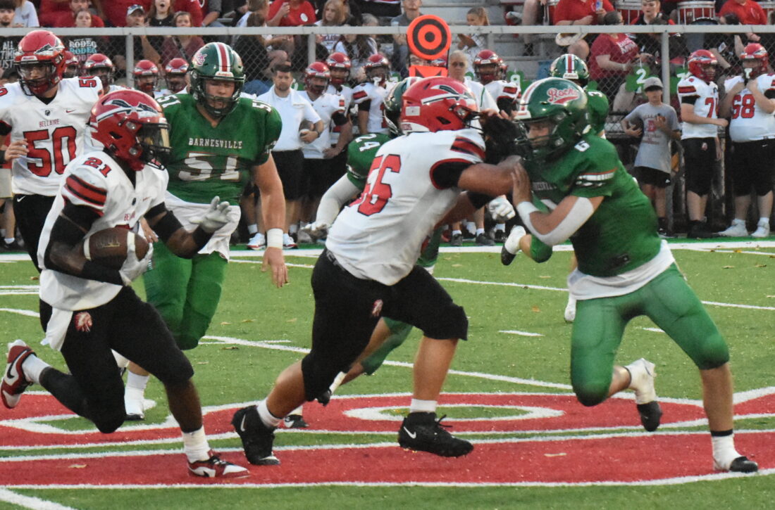 Barnesville Shamrocks takes down visiting Bellaire Big Reds, 50-6 ...